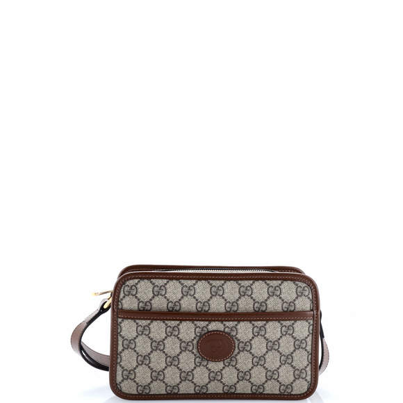 Gucci | Bags | Gucci Mini Interlocking G Patch Camera Bag Gg Coated ...